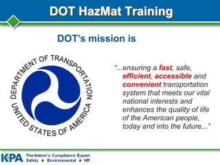 DOT HazMat Shipping Compliance | PPTX