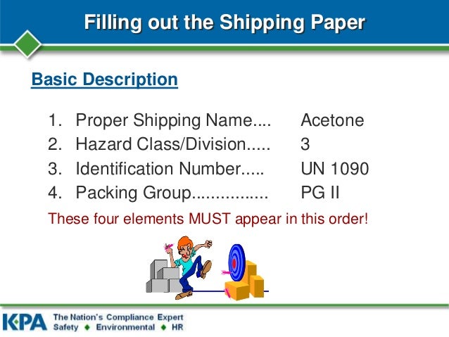 DOT HazMat Shipping Compliance