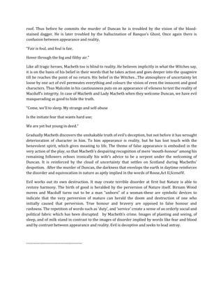 Do the witches infact have any power in the play macbeth,throughout | DOCX