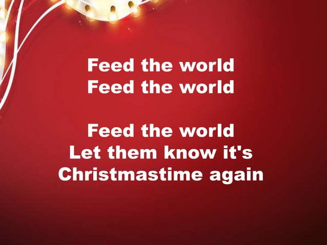 Do They Know Its Christmas | PPTX