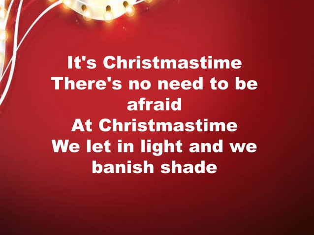 Do They Know Its Christmas | PPTX