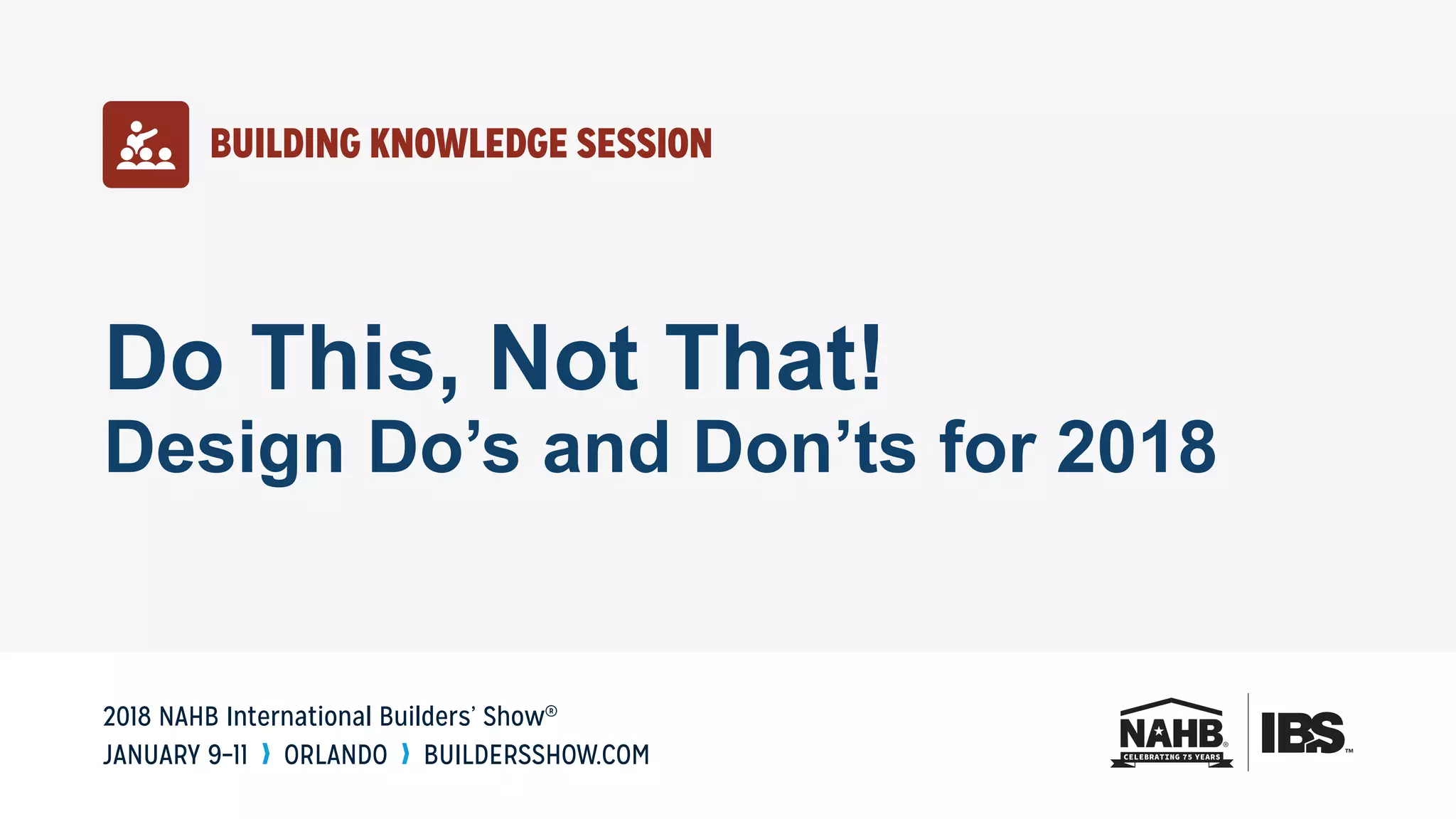 Do This, Not That! Design Do's and Don'ts for 2018 | PPT