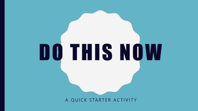 Do this now - to do list | PPTX