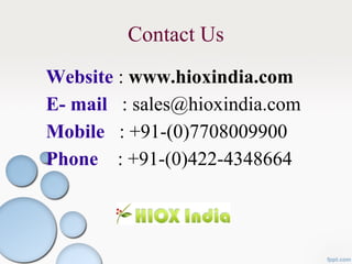 Dot in at 49 INR @ hiox india | PPT