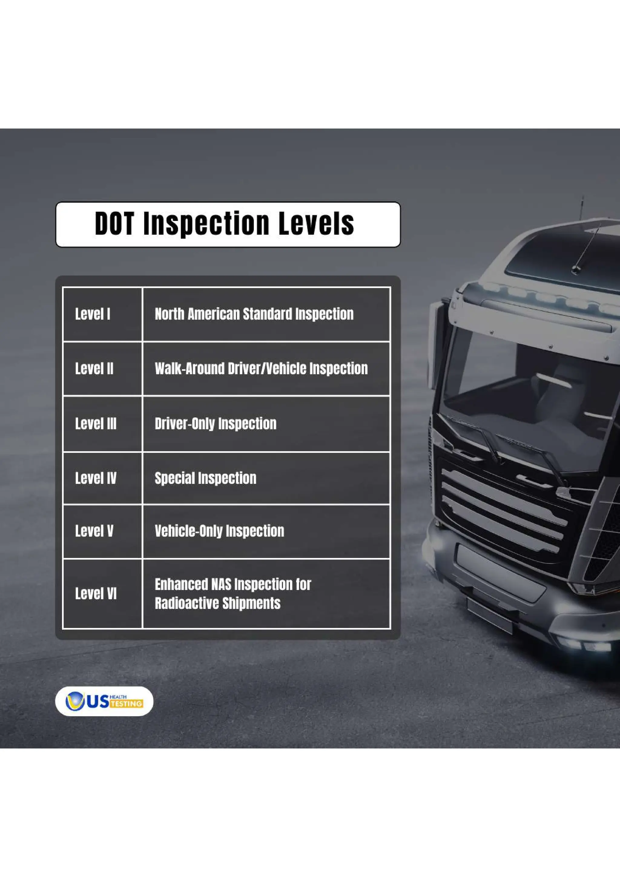 The Six Crucial DOT Inspection Levels!!! | PDF | Rail Travel | Travel Type