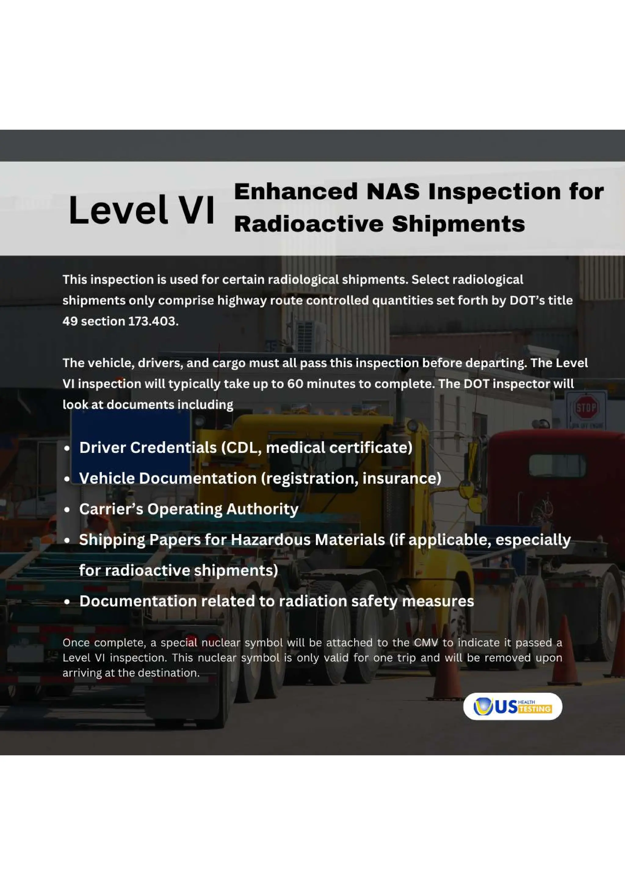 The Six Crucial DOT Inspection Levels!!! | PDF | Rail Travel | Travel Type