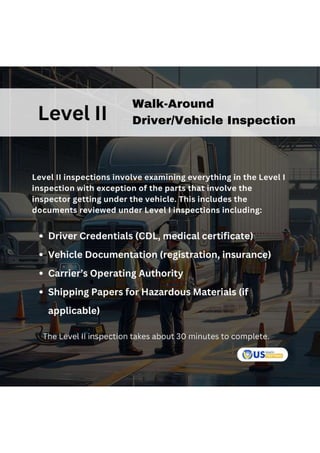 The Six Crucial DOT Inspection Levels!!! | PDF