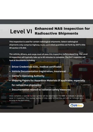 The Six Crucial DOT Inspection Levels!!! | PDF | Rail Travel | Travel Type