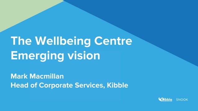 The Wellbeing Centre Emerging Vision - Mark Macmillan | PPT