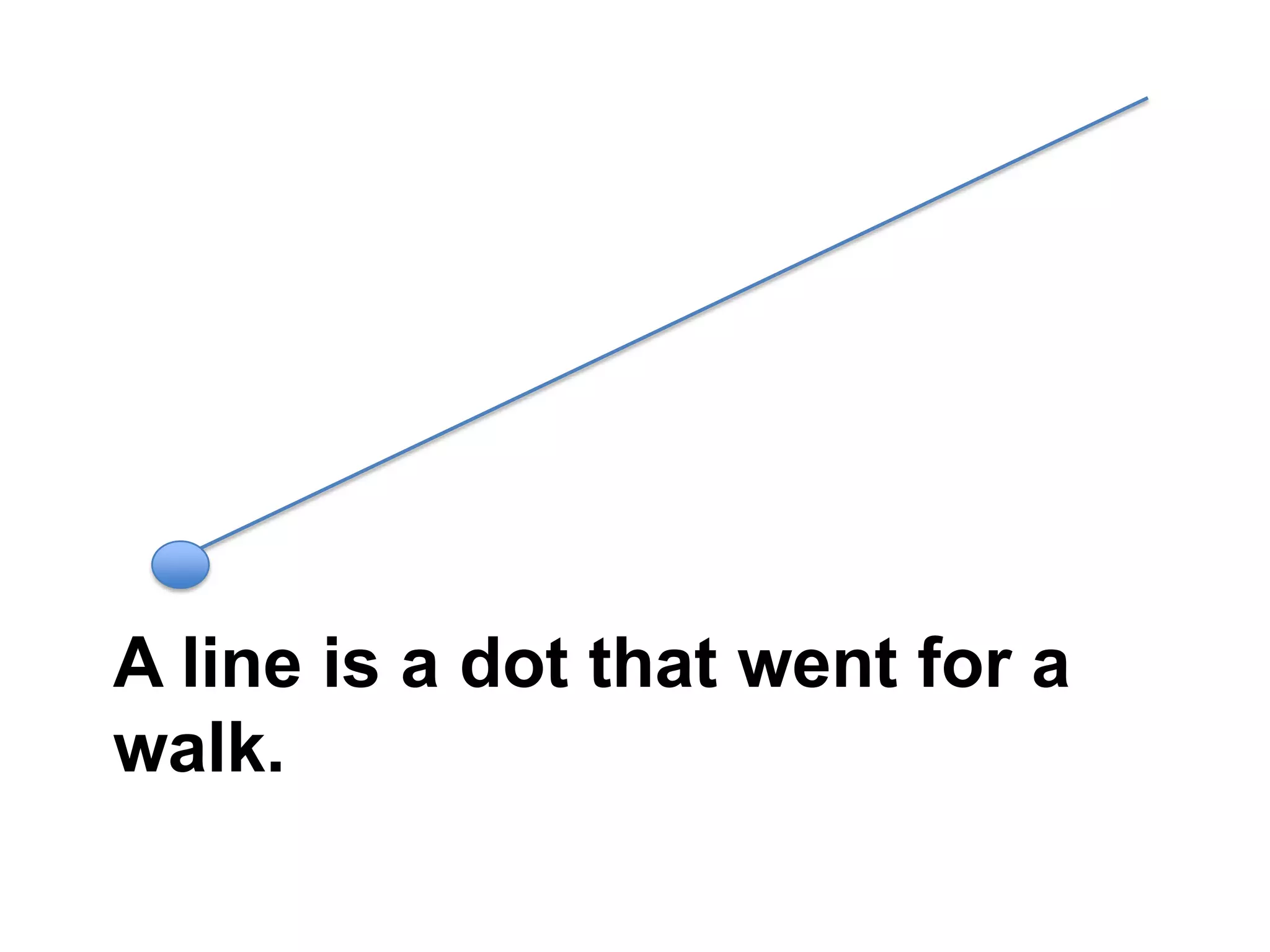 A Line Is A Dot That | PPTX