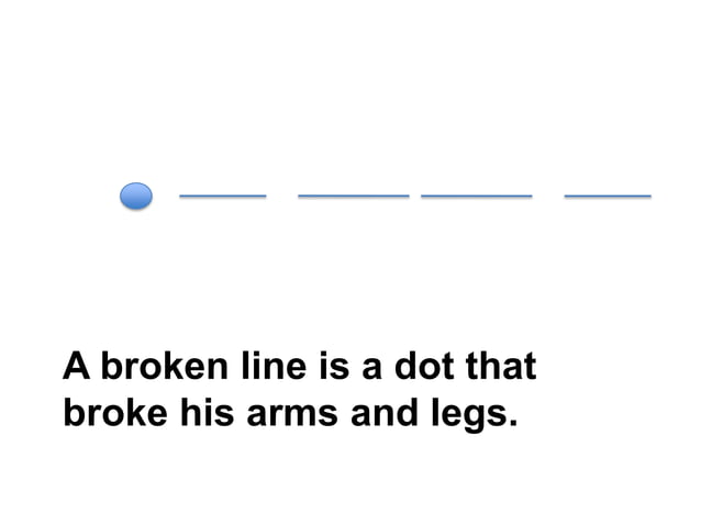 A Line Is A Dot That