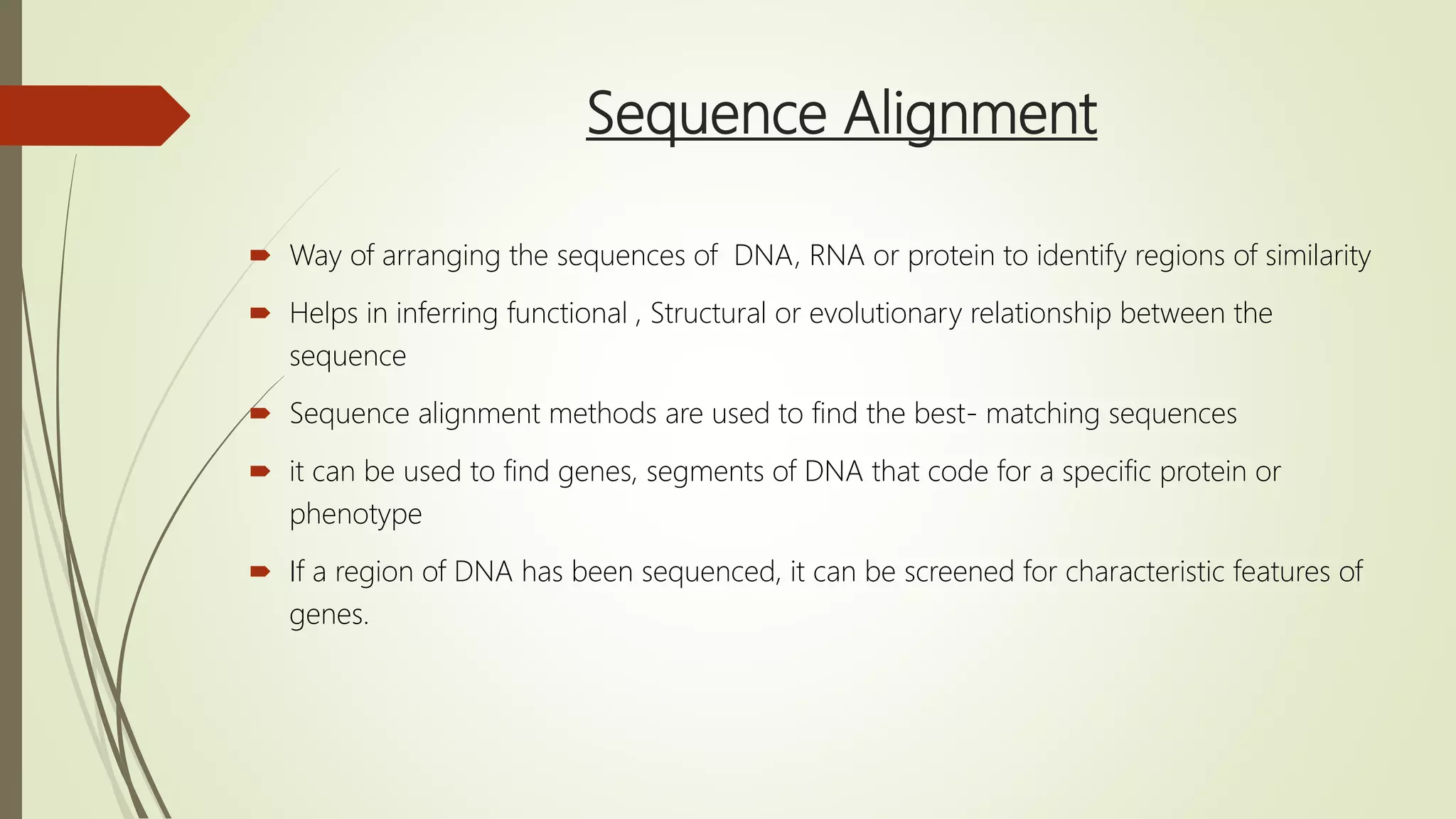 Dot matrix Analysis Tools (Bioinformatics) | PPTX