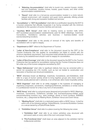 Department of Tourism MC No. 2023-0003: Updated Guidelines on the ...
