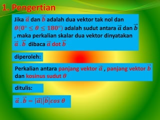 Dot Product dan Cross Product | PPTX