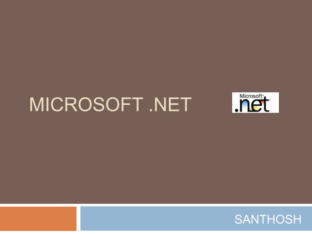 Dot net Introduction and their usabilities | PPTX | Programming ...