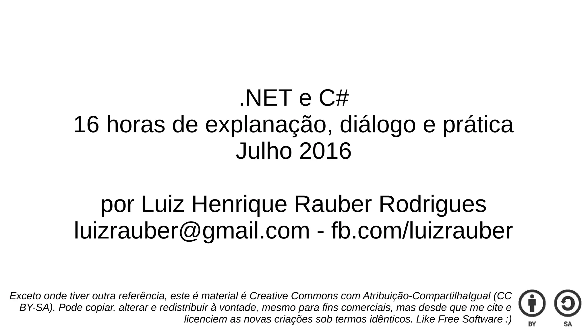 Net Dotnet E C Csharp Ppt