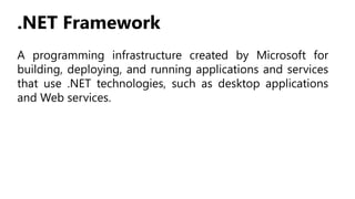 DotNet Fundamentals | PPTX | Programming Languages | Computing