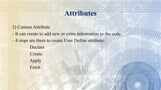 Dotnet :Attributes | PPTX
