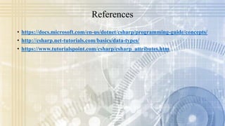 Dotnet :Attributes | PPTX