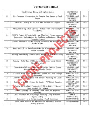 final year ieee project centre in chennai | DOCX