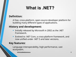 Introduction to .NET: The Ultimate Development Framework by Infinite ...