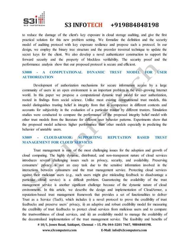 Dotnet 2015 2016 Ieee Project List Vwith Abstract Pdf