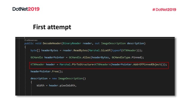 Writing high performance code in NetCore 3.0 | PPT