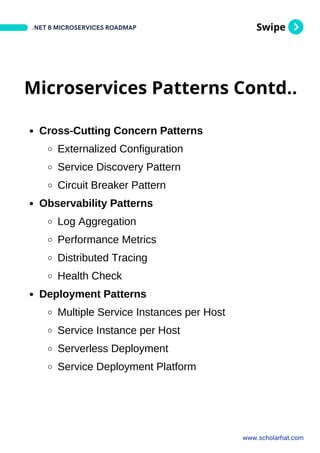 Dot Net 8 Microservices Roadmap By ScholarHat PDF | PDF
