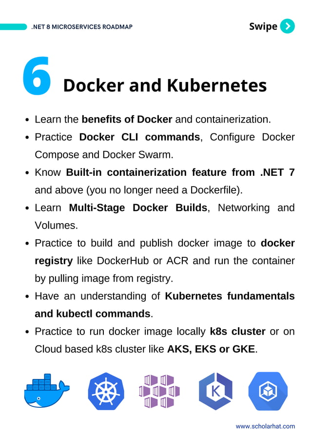 Dot Net 8 Microservices Roadmap By ScholarHat PDF | PDF | Cloud Computing | Internet