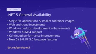 DotnetConf - Cloud native and .Net5 announcements | PPT