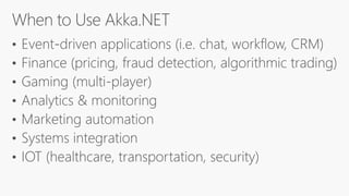 .NET Conf 2019 When and How to Use the Actor Model: an Introduction to Akka.NET