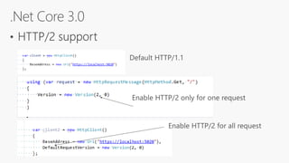 Cloud architecture with .Net Core 3.0 | PPTX