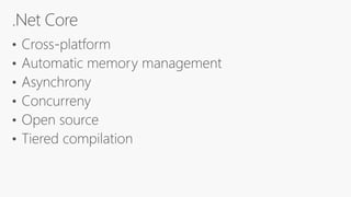 Cloud architecture with .Net Core 3.0 | PPTX