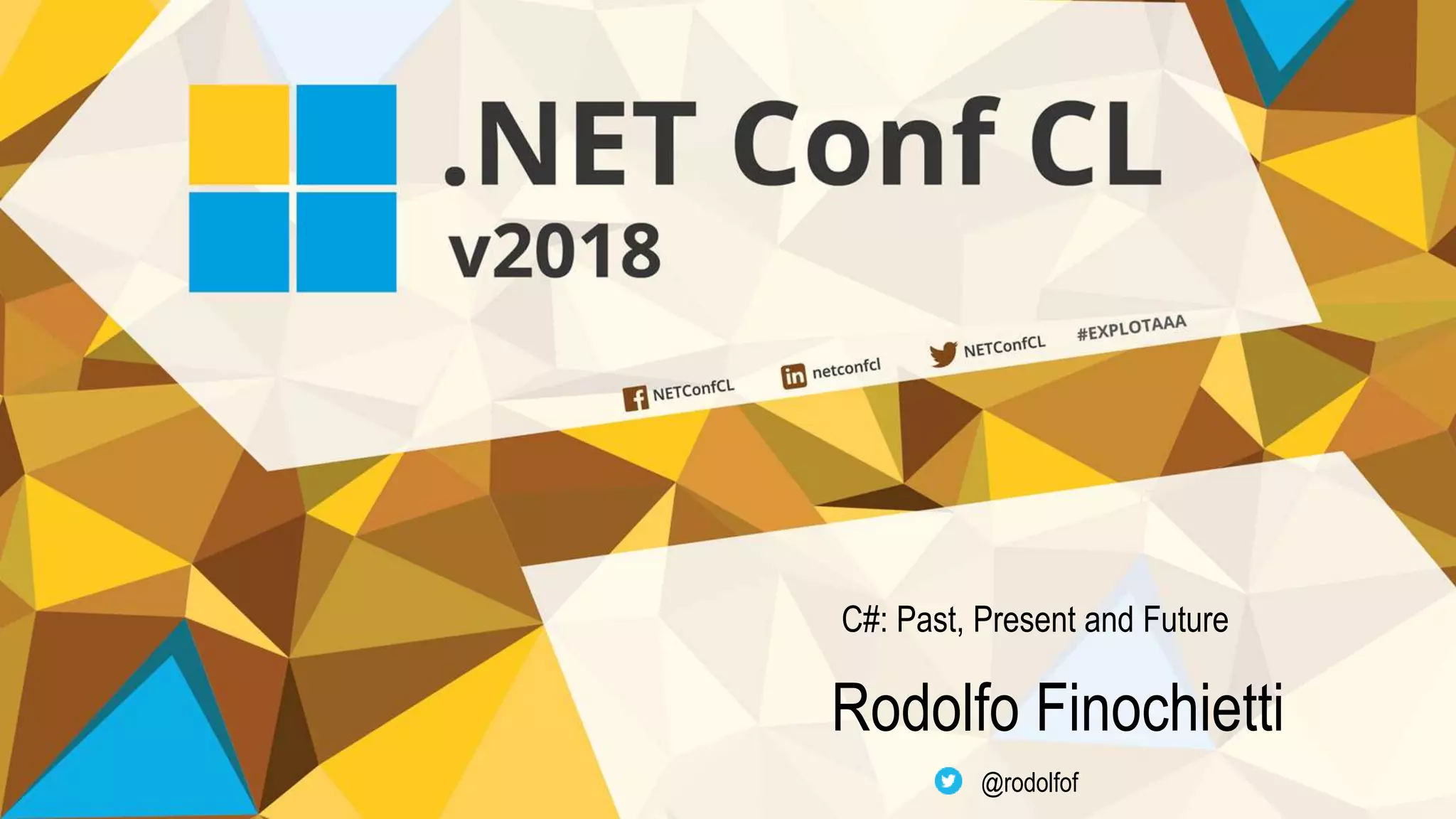 C#: Past, Present and Future | PPT