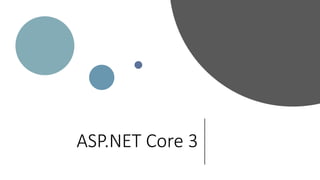 .NET Core 3.0 - What's new? | PDF