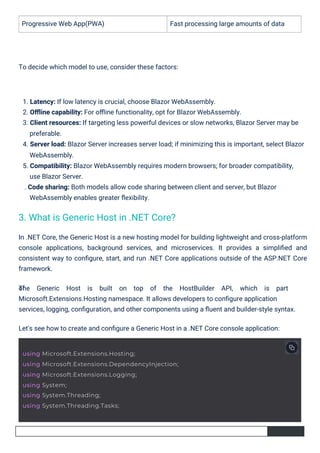 Dot NET Core Interview Questions PDF By ScholarHat | PDF