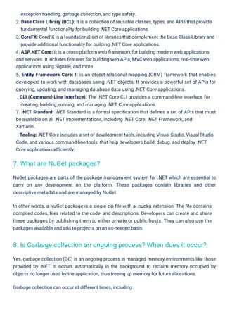 Dot NET Core Interview Questions PDF By ScholarHat | PDF