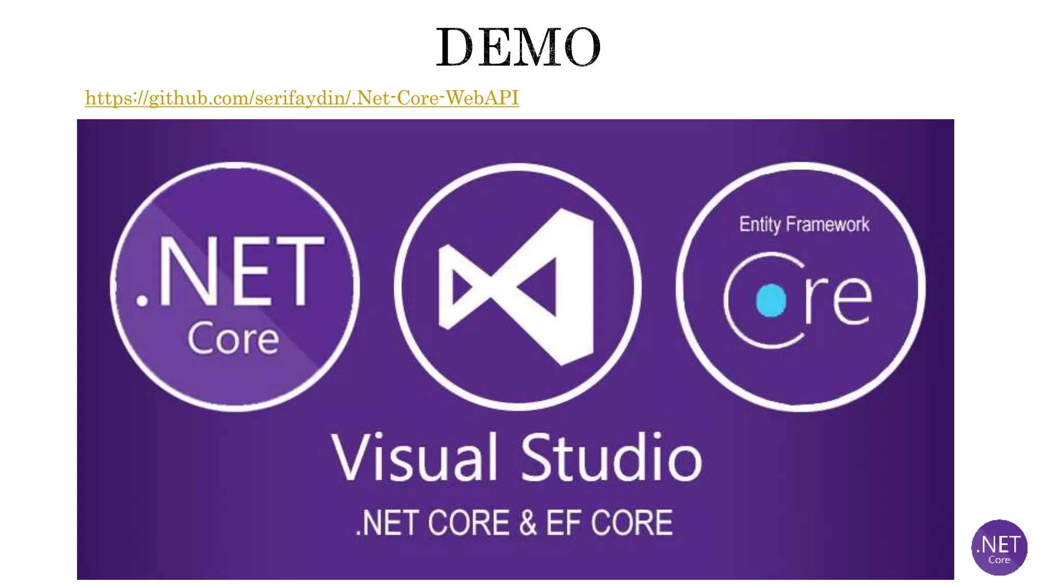 .Net Core sunum | PPTX