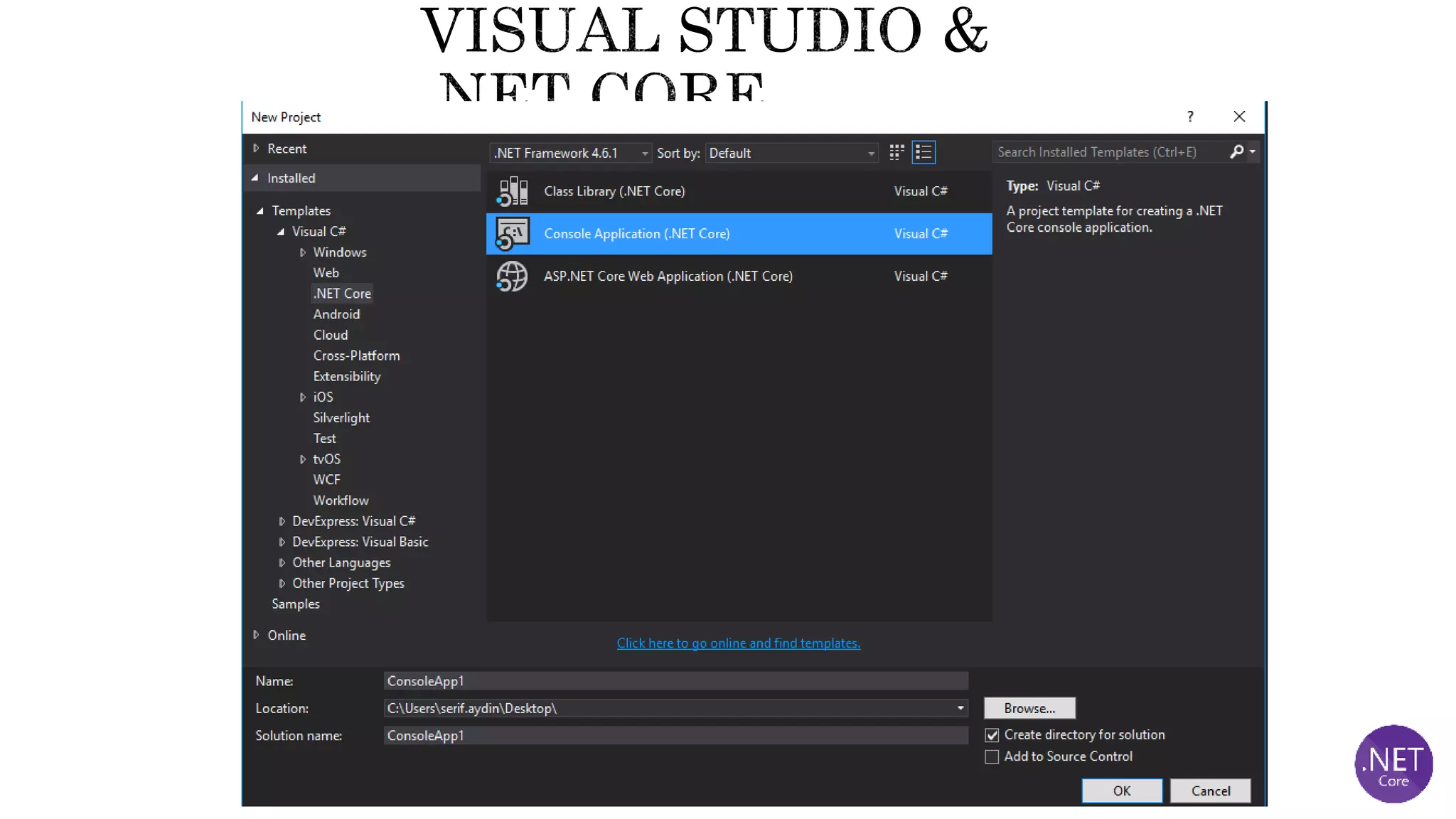 .Net Core sunum | PPTX