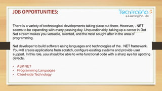 Dotnet developer presentation | PPT