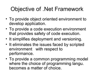 Dotnet framework | PPT