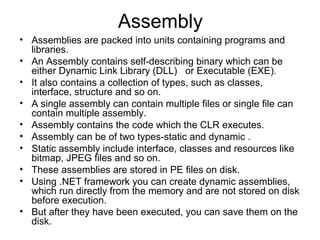 Dotnet framework | PPT