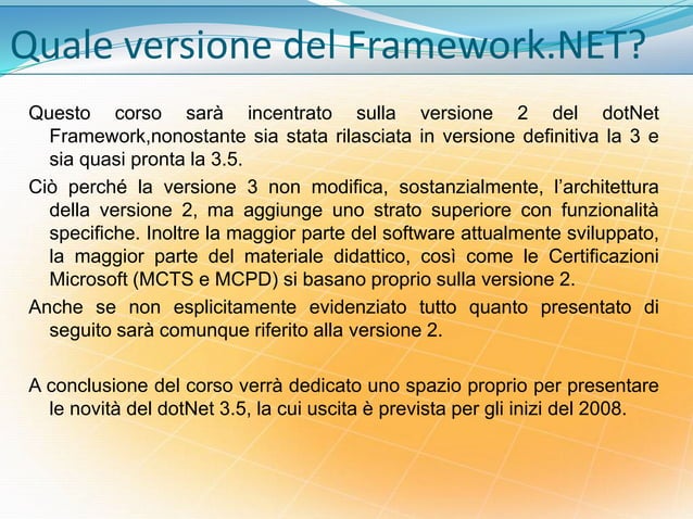 Dot net framework 2 | PPT