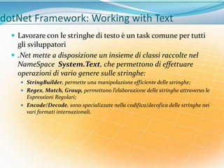 Dot net framework 2 | PPT