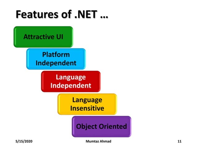 Dot Net Framework Lecture 2 Ppt