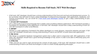 Dot Net Full Stack course in madhapur, Hyderabad | PPT