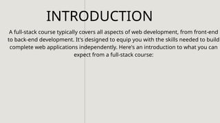 Dot Net Full Stack course in Hyderabad in tealanga | PPT