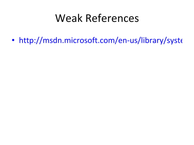 .Net Garbage Collector 101 | PPT