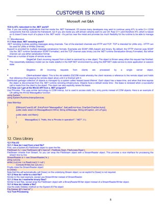 Dotnet interview qa | PDF