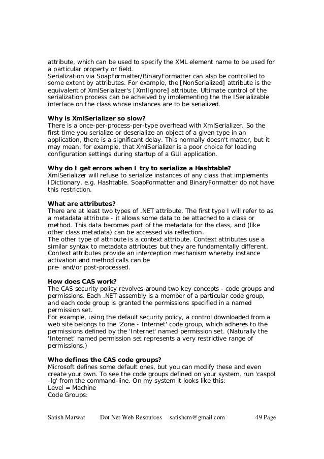 Dot Net Interviewquestions